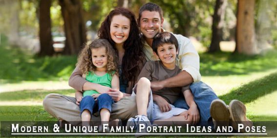 20 Modern & Unique Family Portrait Ideas and Poses