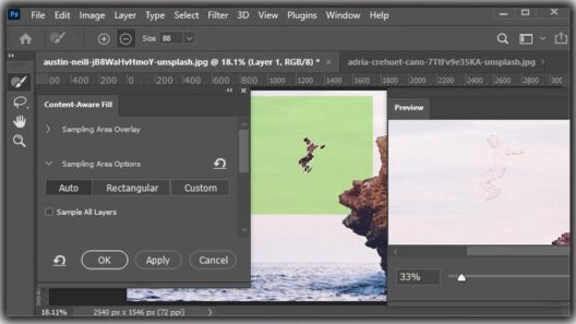How to Use Content Aware Fill in Photoshop
